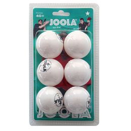 Joola Tischtennisball Rossi 40+ 1* 6 Stück weiß