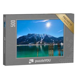 puzzleYOU Puzzle Pier am Achensee in den österreichischen Alpen