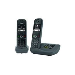 Gigaset AE 690A Duo Schnurlostelefon mit AB Schnurloses DECT-Telefon