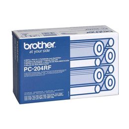 Brother Tonerkartusche 4 Rollen Fax Thermotransfer-Rolle PC-204RF