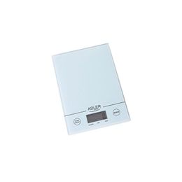 ADLER Lockenstab AD 3138 w Küchenwaage bis 5kg LCD Display Weiß