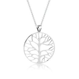NENALINA Kette mit Anhänger Lebensbaum Symbol Baum Anhänger 925 Silber