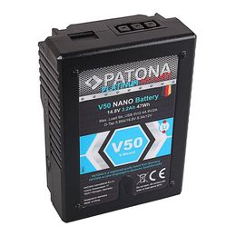 Patona Patona Platinum V50 NANO V-Mount Akku Ersatz-Akku 47 Wh für Sony Akku