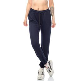 Bongual Jogginghose Sweathose Damen Sporthose Basic lässig Loungehose