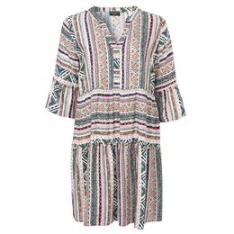 Via Appia Due A-Linien-Kleid Locker-leichtes Sommerkleid mit Rüschen