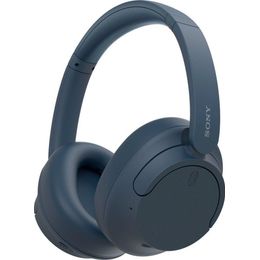 Sony WH-CH720N Over-Ear-Kopfhörer (Freisprechfunktion, LED Ladestandsanzeige, Multi-Point-Verbindung, Noise-Cancelling, Sprachsteuerung, integrierte Steuerung für Anrufe und Musik, Alexa, Google Assistant, Siri, Bluetooth), blau