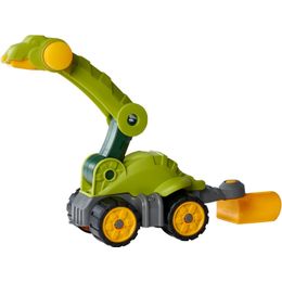 BIG Spielzeug-Bagger Power Worker Mini Dino Diplodocus, Made in Germany, grün