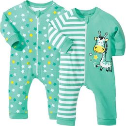Erwin Müller Erwin Müller Pyjama Baby-Schlafanzug 2er-Pack (2 tlg) Interlock-Jersey Streifen
