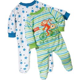 Erwin Müller Erwin Müller Pyjama Baby-Schlafanzug 2er-Pack Interlock-Jersey Streifen