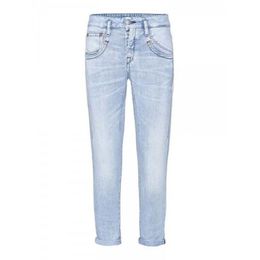 Herrlicher Slim-fit-Jeans Shyra Cropped Cashmere Jeans mit Bio Baumwolle