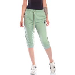 Bongual 3/4-Sweathose Jogginghose Capri Basic mit Kordeln