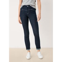 s.Oliver 5-Pocket-Jeans Skinny: Jeans mit Sattelbund Waschung