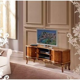 JVmoebel TV-Wand Klassischer RTV Echtholz TV-Ständen Wohnzimmer Designer, braun