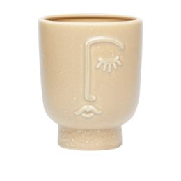 Lawrence Grey Home Blumentopf Blumentopf Ca. D14 H18cm, beige