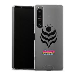 DeinDesign Handyhülle Boruto Uzumaki Offizielles Lizenzprodukt Boruto Karma Transparent, Sony Xperia 1 IV Silikon Hülle Bumper Case Handy Schutzhülle
