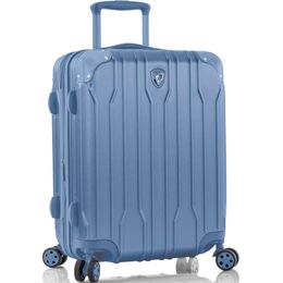 Hartschalen-Trolley Heys "Xtrak, 53 cm" Gr. B/H/T: 39 cm x 53 cm x 23 cm 42 l, blau (icy blue) Koffer Handgepäck-Koffer