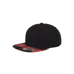 Flexfit Flex Cap Flexfit Snapback Checked Flanell Peak Snapback, schwarz