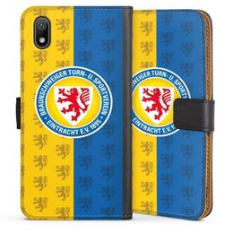 DeinDesign Handyhülle Eintracht Braunschweig Offizielles Lizenzprodukt Logo, Huawei Y5 (2019) Hülle Handy Flip Case Wallet Cover Handytasche Leder