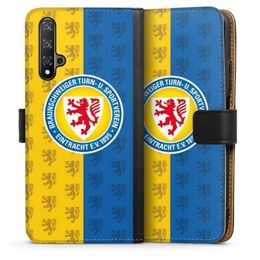 DeinDesign Handyhülle Eintracht Braunschweig Offizielles Lizenzprodukt Logo, Huawei Nova 5T Hülle Handy Flip Case Wallet Cover Handytasche Leder