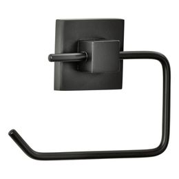 Fackelmann Toilettenpapierhalter 'New York' schwarz-matt