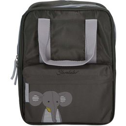 Sterntaler® Kinderrucksack Elefant und Hase Happy, grau|grün