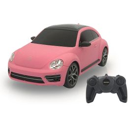 Jamara RC-Auto VW New Beetle 1:24 pink/rot 2,4GHz, UV Photochromic Serie, rosa|rot