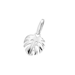 Giorgio Martello MILANO Charm Blume Monstera-Blatt, Silber 925, silberfarben