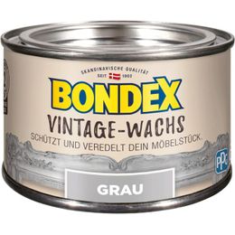 BONDEX VINTAGE-WACHS Grau Schutzwachs, zum Schutz und Veredelung der Möbelstücke, 0,25 l, grau