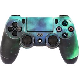 Ak Tronic Schutzfolie Skins - Sticker für PlayStation 4 Controller, (1-St), grün