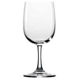 Stölzle Glas CLASSIC long life, Kristallglas, Wasserglas, 320 ml, 6-teilig, weiß