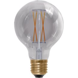 Segula LED-Leuchtmittel LED Globe 80 smokey grau, E27, Warmweiß, dimmbar, E27, Globe 80, smokey grau, grau