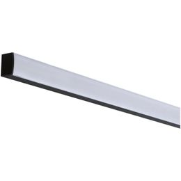 Paulmann LED-Streifen Square Profil 1m mit weißem Diffusor eloxiert, schwarz