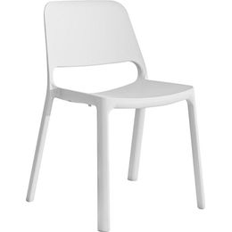 mayer Sitzmöbel Mayer Sitzmöbel Stapelstuhl Stapelstuhl myNUKE (Packung), stapelbar, weiß
