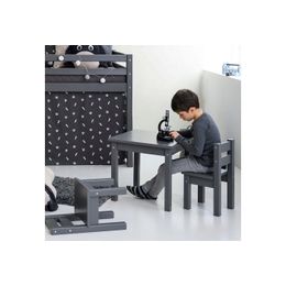 Hoppekids Kindersitzgruppe MADS Kindersitzgruppe, (Set, 2-tlg., 1 Tisch, 1 Stuhl), in vielen Farben, mit einem Stuhl, grau