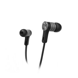 Hama Kopfhörer "Intense", In-Ear, Mikrofon, Flachbandkabel In-Ear-Kopfhörer, schwarz