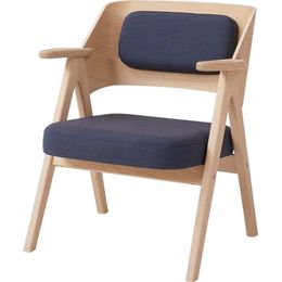 Hammel Furniture Loungesessel Findahl by Hammel MeTube, Eiche, gepolstertes Sitz- und Rückenkissen, verschiedene Farbvarianten, beige