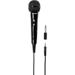 Thomson Mikrofon M135 Dynamisches Mikrofon, Karaoke, schwarz