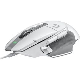 Logitech G G502 X Gaming-Maus (kabelgebunden), grau|weiß