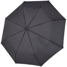 Doppler® Taschenregenschirm Carbonsteel Magic, shades/black, schwarz