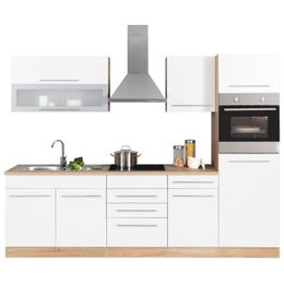 HELD MÖBEL HELD MÖBEL Küchenzeile Eton, mit E-Geräten, Breite 270 cm, weiß