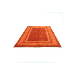 Wollteppich Gabbeh - Perser - 242 x 170 cm - dunkelrot, morgenland, rechteckig, Höhe: 18 mm, Wohnzimmer, Handgeknüpft, Einzelstück mit Zertifikat, rot