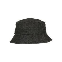 Flexfit Flex Cap Bucket Hat Denim Bucket Hat, schwarz