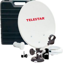 Telestar Camping Sat-Anlage im Koffer Camping Sat-Anlage (DVB-S, für Außenbereich), weiß