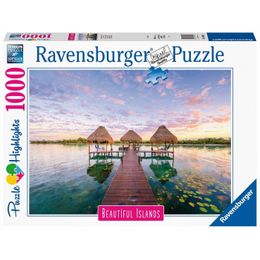 Ravensburger Puzzle Paradiesische Aussicht, 1000 Puzzleteile, Made in Germany, FSC® - schützt Wald - weltweit, bunt