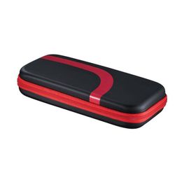 Hama Set(Tasche,Schutzglas,Control-Aufsätze) für Nintendo Switch, Schw/Rot Zubehör Nintendo, schwarz