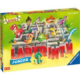Ravensburger Spiel, Merkspiel Dino Junior Labyrinth, Made in Europe; FSC® - schützt Wald - weltweit, bunt