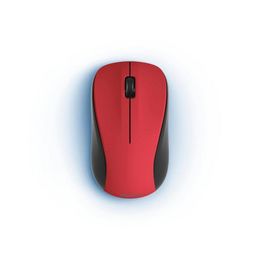 Hama Optische 3 Tasten Funkmaus "MW-300 V2", geräuschlos, USB Empfänger Maus, rot