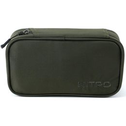Nitro Federtasche Pencil Case XL, Federmäppchen, Schlampermäppchen, Faulenzer Box, Stifte Etui, grün