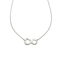 Firetti Namenskette Schmuck Geschenk Silber 925 Halskette mit deinem Namen, silberfarben