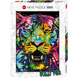 Heye Puzzle Wild Tiger, 1000 Puzzleteile, Made in Germany, bunt